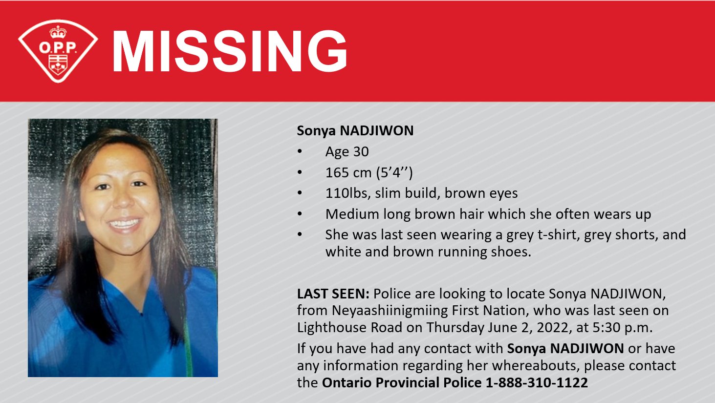 missing nadjiwon – Chippewas of Nawash Unceded First Nation